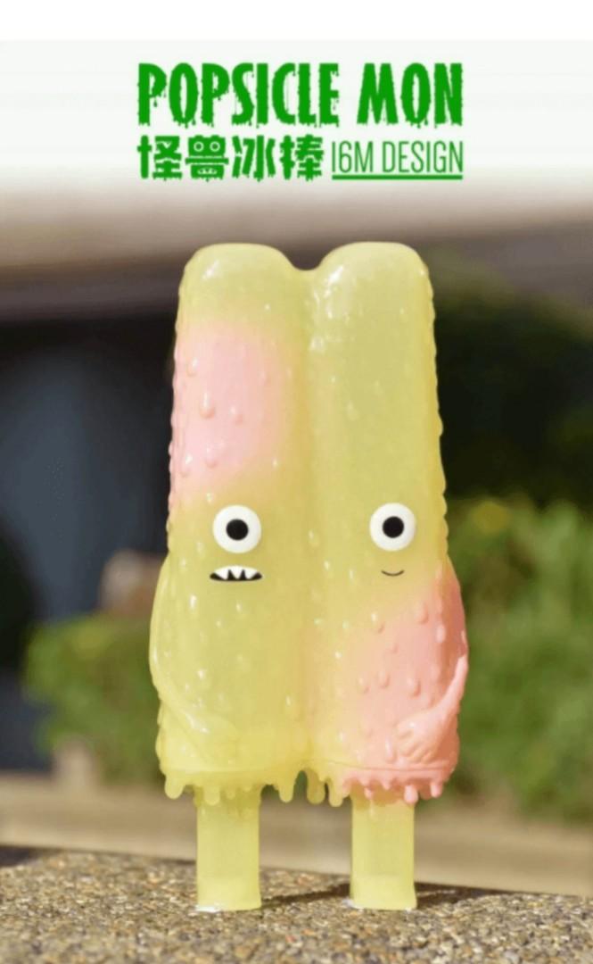 全新 16M Design POPSICLE MON 限定 GID 夜光 怪獸冰棒 (咭頭有親筆簽名), 興趣及遊戲, 玩具 & 遊戲類 ...