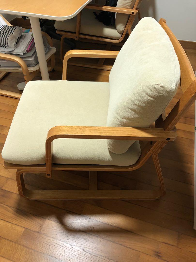 Muji Arm Chair, Furniture & Home Living, Furniture, Chairs on Carousell