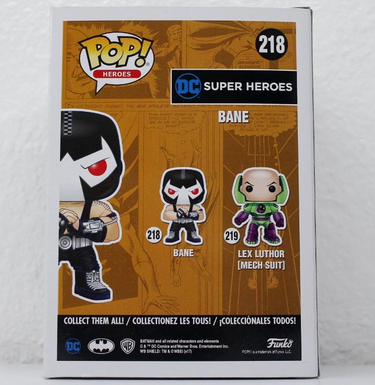Bane Funko Pop Legion of Collectors Exclusive Batman not hot toys mafex ...