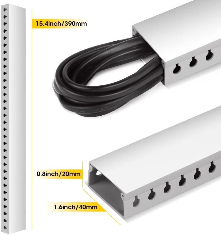 Cable Raceway Kit, Stageek Cable Management System Kit Open Slot Wiring ...