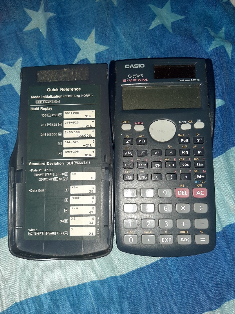 Casio fx-85MS Scientific Calculator, Computers & Tech, Office ...