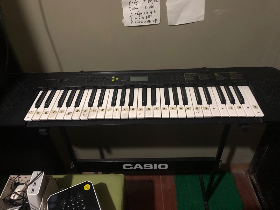 Casio piano organ c2k 240, Hobbies & Toys, Music & Media, Musical ...