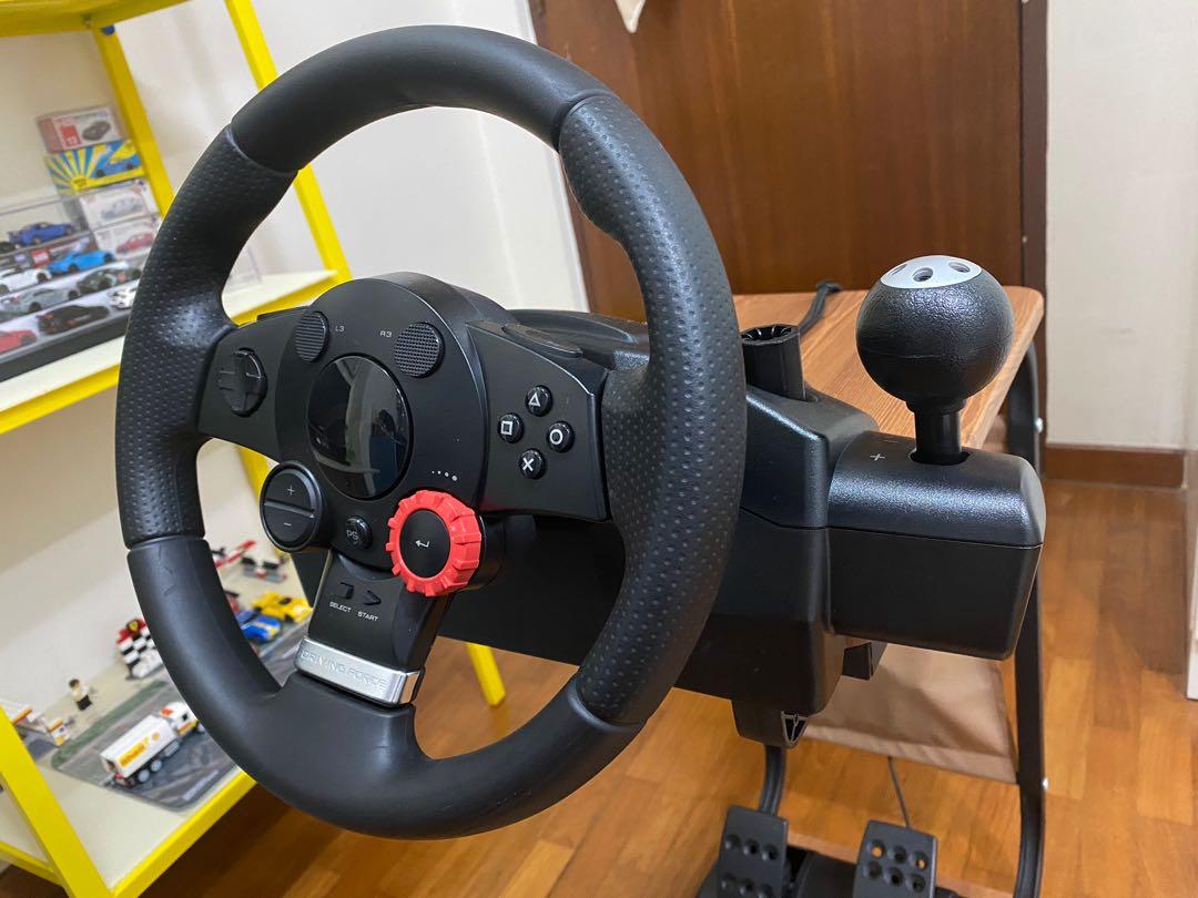 Complete Set of Logitech Driving Force GT, Toys & Games, Video Gaming ...