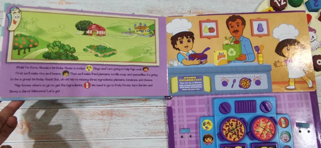 Dora the Explorer - Cook with Dora, Hobbies & Toys, Books & Magazines ...