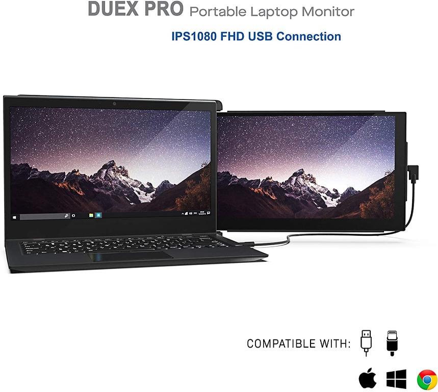 Duex Pro 2.0 Upgraded Portable Display Monitor 12.5" Full HD IPS ...