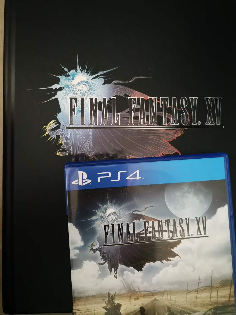 Final Fantasy XV ps4 and guidebook, Video Gaming, Video Games ...