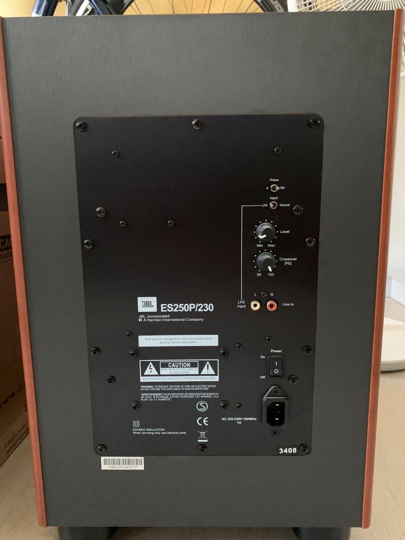 JBL ES250P 12 inch active ported subwoofer, Audio, Soundbars, Speakers ...