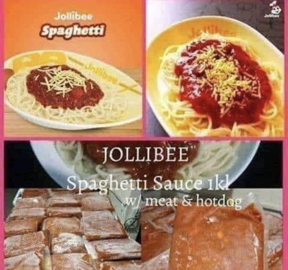 LEGIT JOLLIBEE SPAGHETTI SAUCE, Food & Drinks, Fresh Produce on Carousell