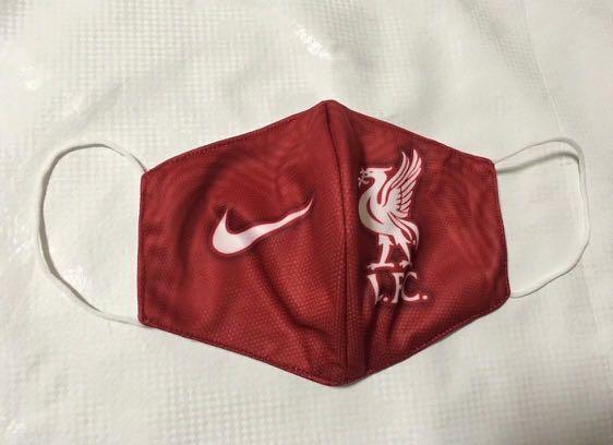 Liverpool FC Nike design Masks, Men's Fashion, Activewear on Carousell