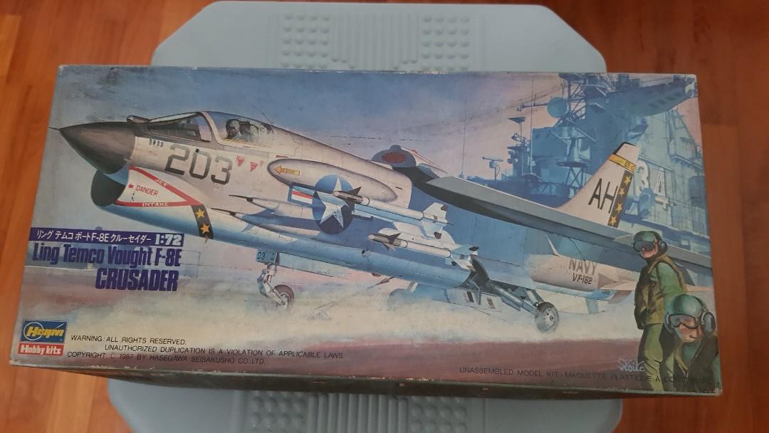 LTV F8 Crusader Model kit 1:72, Hobbies & Toys, Toys & Games on Carousell