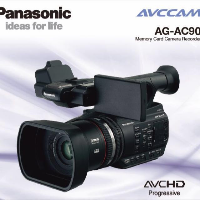 Panasonic AG-AC90 camcorder, Photography, Video Equipment on Carousell
