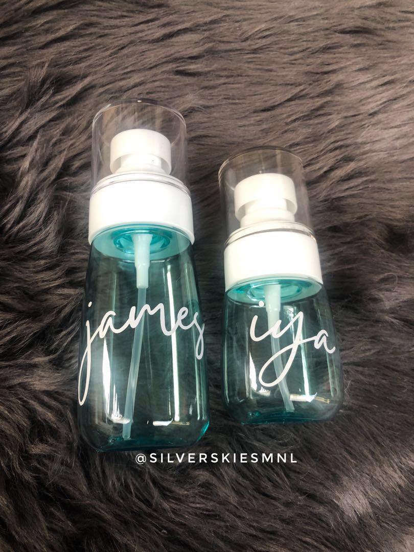 Personalized Alcohol Spray Bottle, Beauty & Personal Care, Sanitizers ...