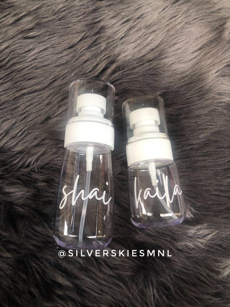 Personalized Alcohol Spray Bottle, Beauty & Personal Care, Sanitizers ...
