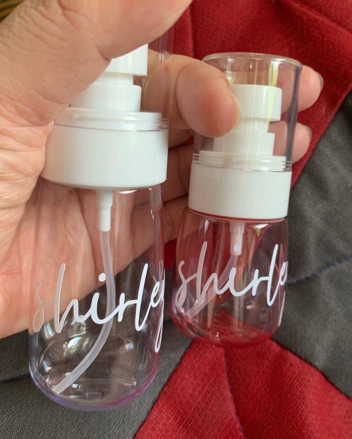 Personalized Alcohol Spray Bottle, Beauty & Personal Care, Sanitizers ...