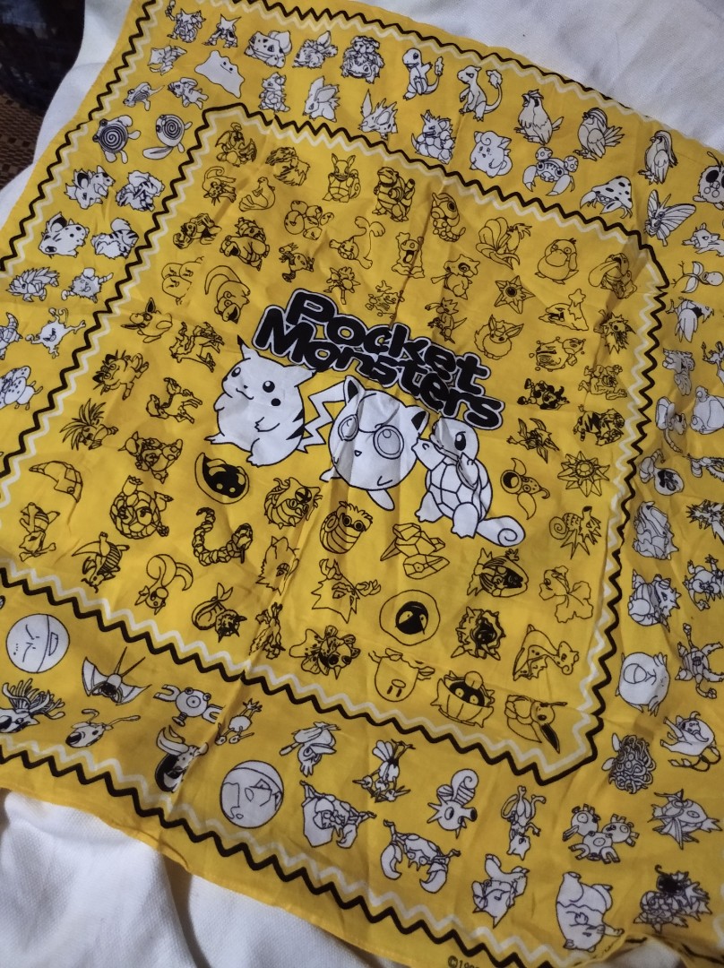 Pokemon bandana 1995, Men's Fashion, Watches & Accessories ...