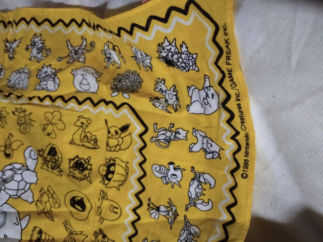 Pokemon bandana 1995, Men's Fashion, Watches & Accessories ...