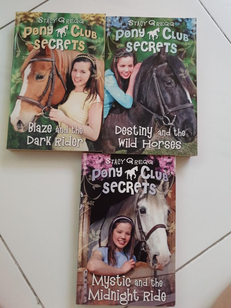 Pony & Club secrets (Stacy Gregg) 3 books, Hobbies & Toys, Books ...