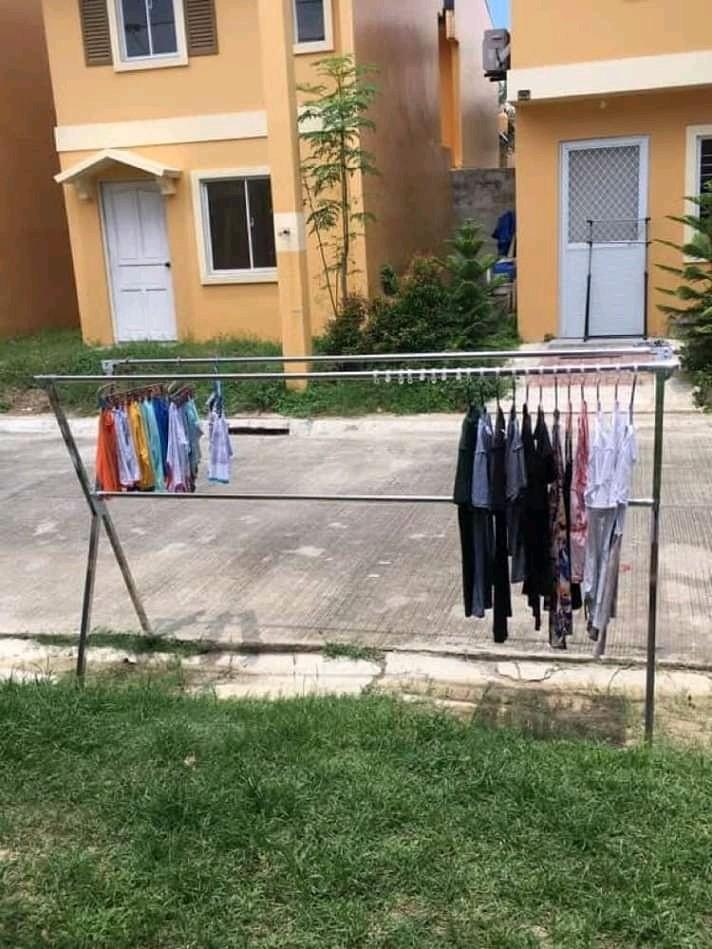 Round Tube Stainless Sampayan, Furniture & Home Living, Home ...