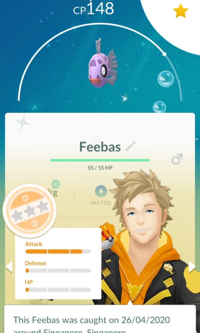 Shiny Feebas Pokemon Go, Video Gaming, Gaming Accessories, Game Gift ...
