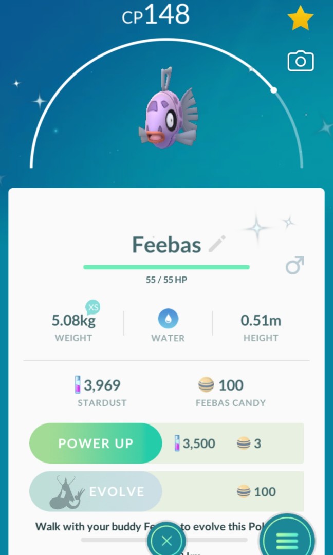 Shiny Feebas Pokemon Go, Video Gaming, Gaming Accessories, Game Gift ...