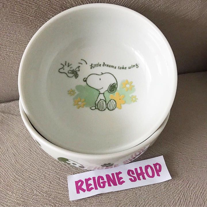 SNOOPY BOWLS SET, Furniture & Home Living, Kitchenware & Tableware ...