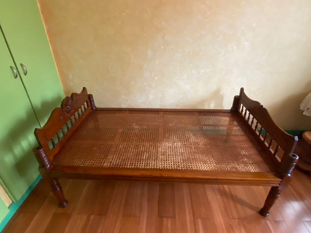 Solihiya Antique Bed - Makati, Furniture & Home Living, Home ...