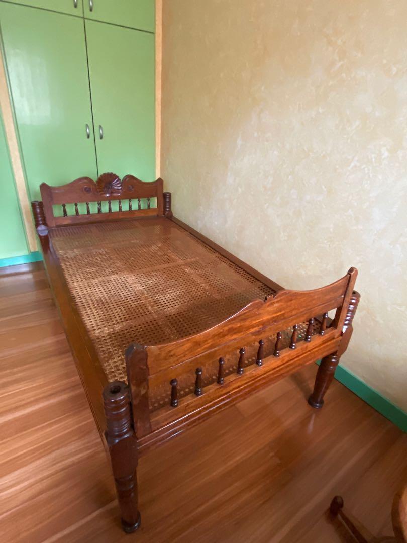 Solihiya Antique Bed - Makati, Furniture & Home Living, Home ...