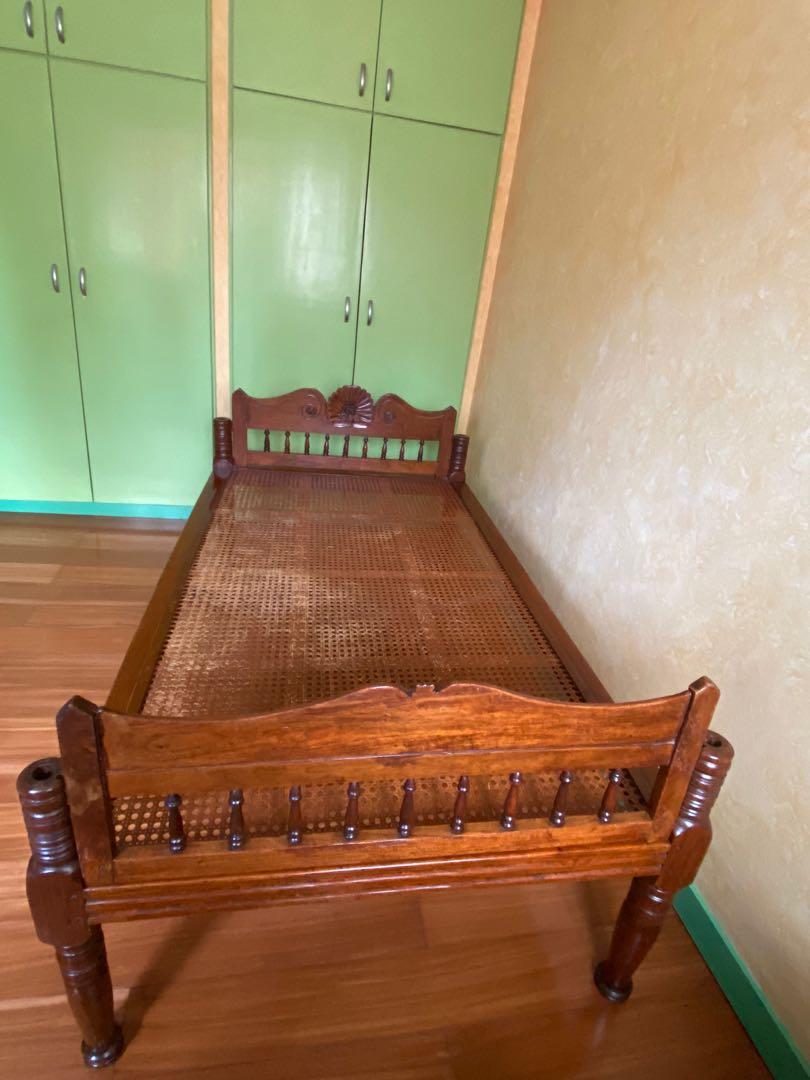 Solihiya Antique Bed - Makati, Furniture & Home Living, Home ...