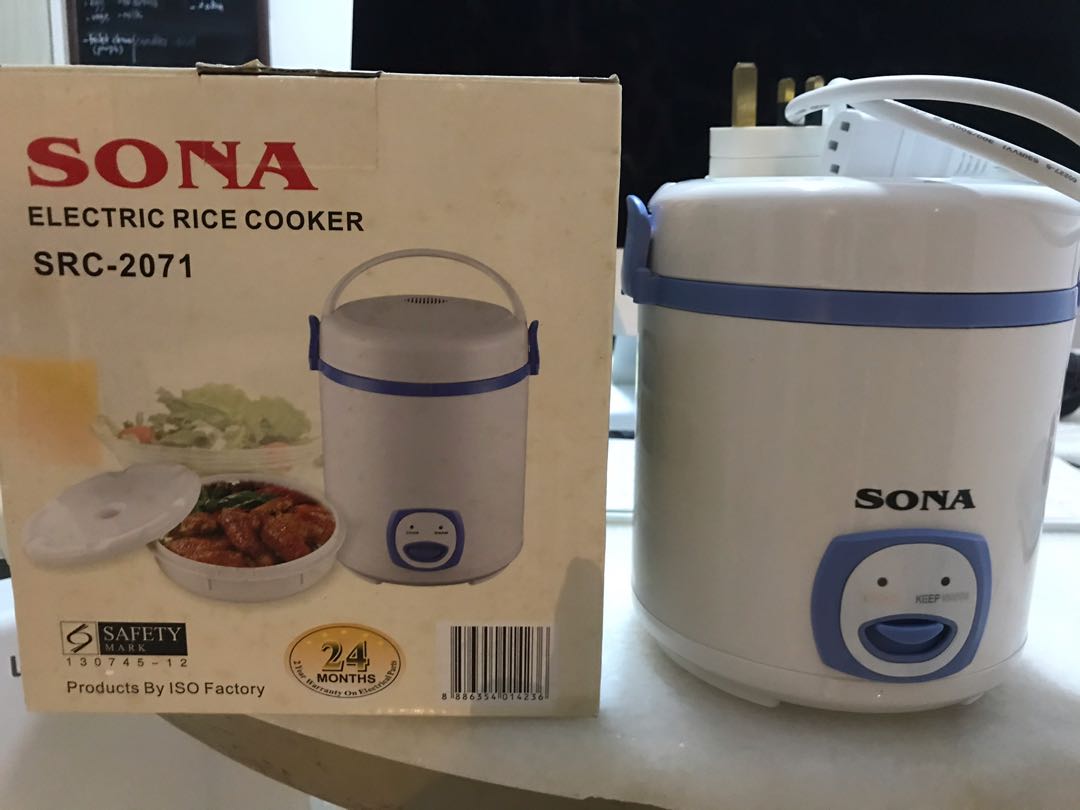 Sona Rice Cooker 0.3L, TV & Home Appliances, Kitchen Appliances ...