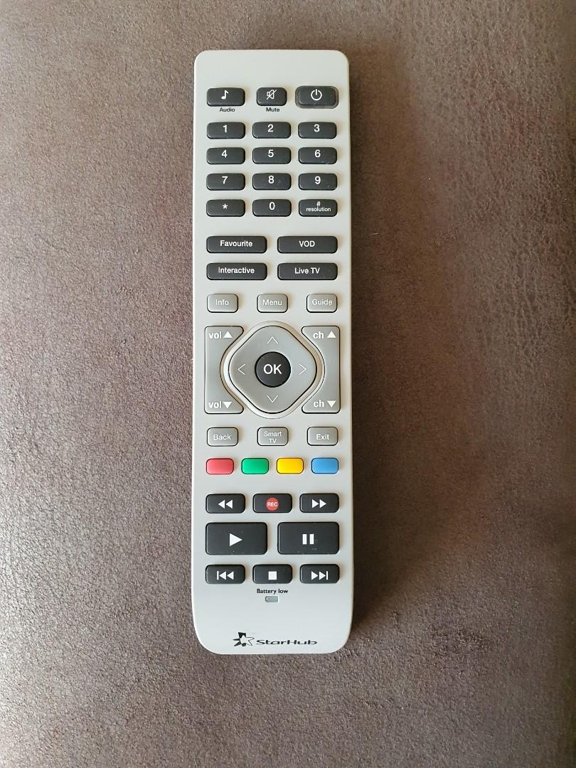 Starhub Remote Control, TV & Home Appliances, TV & Entertainment, TV ...