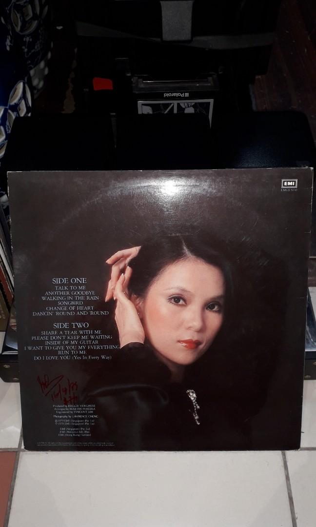 Tracy Huang Vinyl Record 'Another Goodbye' Signed Tracy 1979 黄鶯鶯黑胶唱片 ...