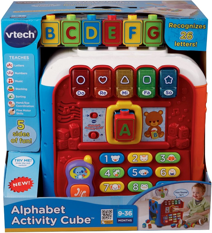 VTech Toys !!!! VTech Alphabet Activity Cube, Hobbies & Toys, Toys ...
