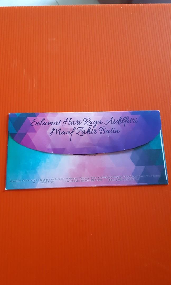 Angpao packet sampul duit raya Ministry of Finance MOF, Hobbies & Toys ...