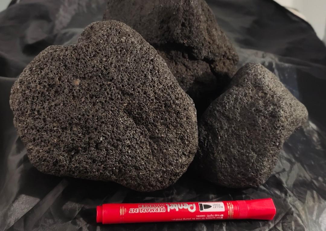 Black Lava Rocks Aquascaping Planted Tank, Pet Supplies, Homes & Other ...