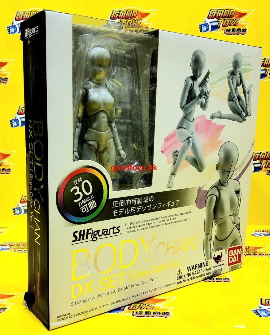 全新未開封 BANDAI SHF 女性素體 灰色 BODY CHAN DX SET GRAY COLOR VER. , 興趣及遊戲, 玩具 ...