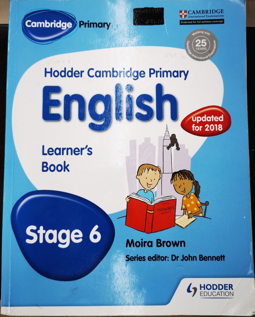 Cambridge Primary Year 6 English Hodder Learners Book, Hobbies & Toys ...
