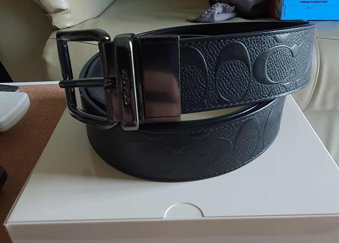 Coach Mens Belt, Men's Fashion, Watches & Accessories, Belts on Carousell