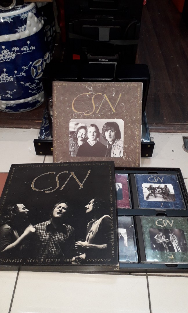 CROSBY, STILLS, NASH & YOUNG CSN 4 CD Box Set, Ltd Edition, TV & Home ...