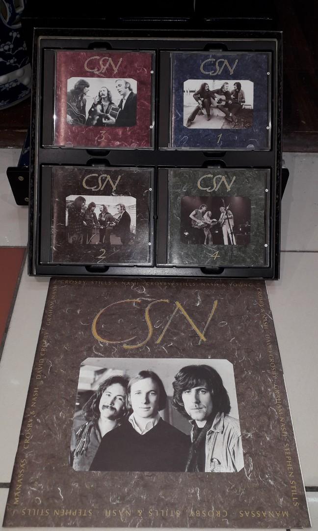 CROSBY, STILLS, NASH & YOUNG CSN 4 CD Box Set, Ltd Edition, TV & Home ...