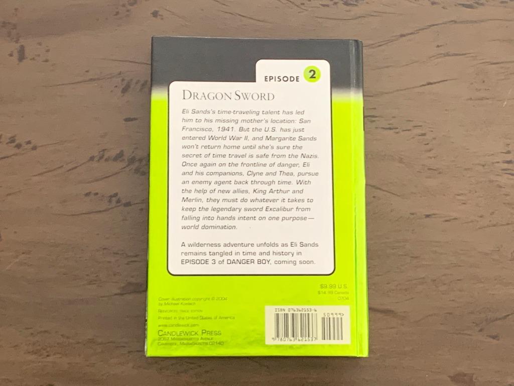 DANGER BOY Episode 2: Dragon Sword Hardbound in Great Condition ...