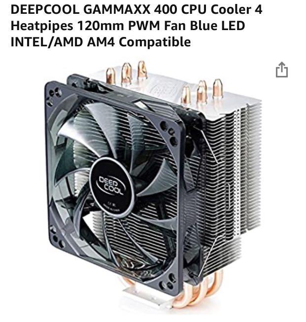 Deep Blue CPU Cooler, Computers & Tech, Parts & Accessories, Computer ...