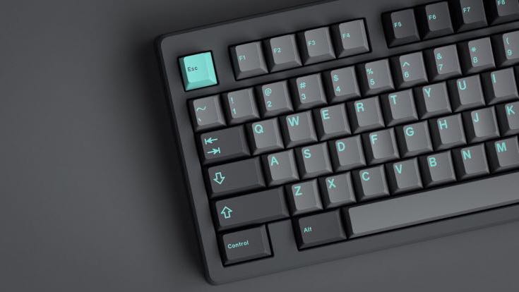 GMK Modern Dolch 2 (MoDo) Mist keycap mechanical keyboard, Computers ...