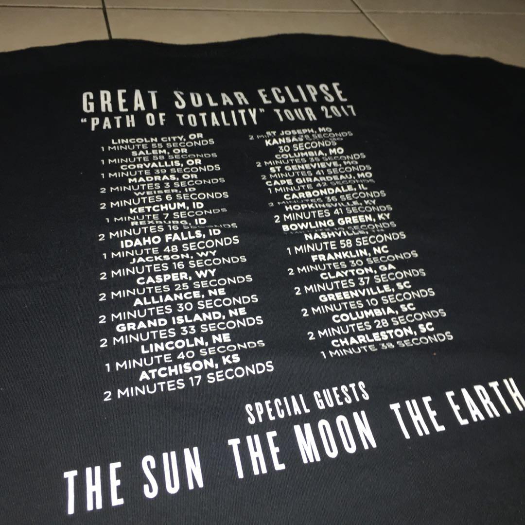 Great solar eclipse tour 2017, Men's Fashion, Tops & Sets, Tshirts & Polo Shirts on Carousell