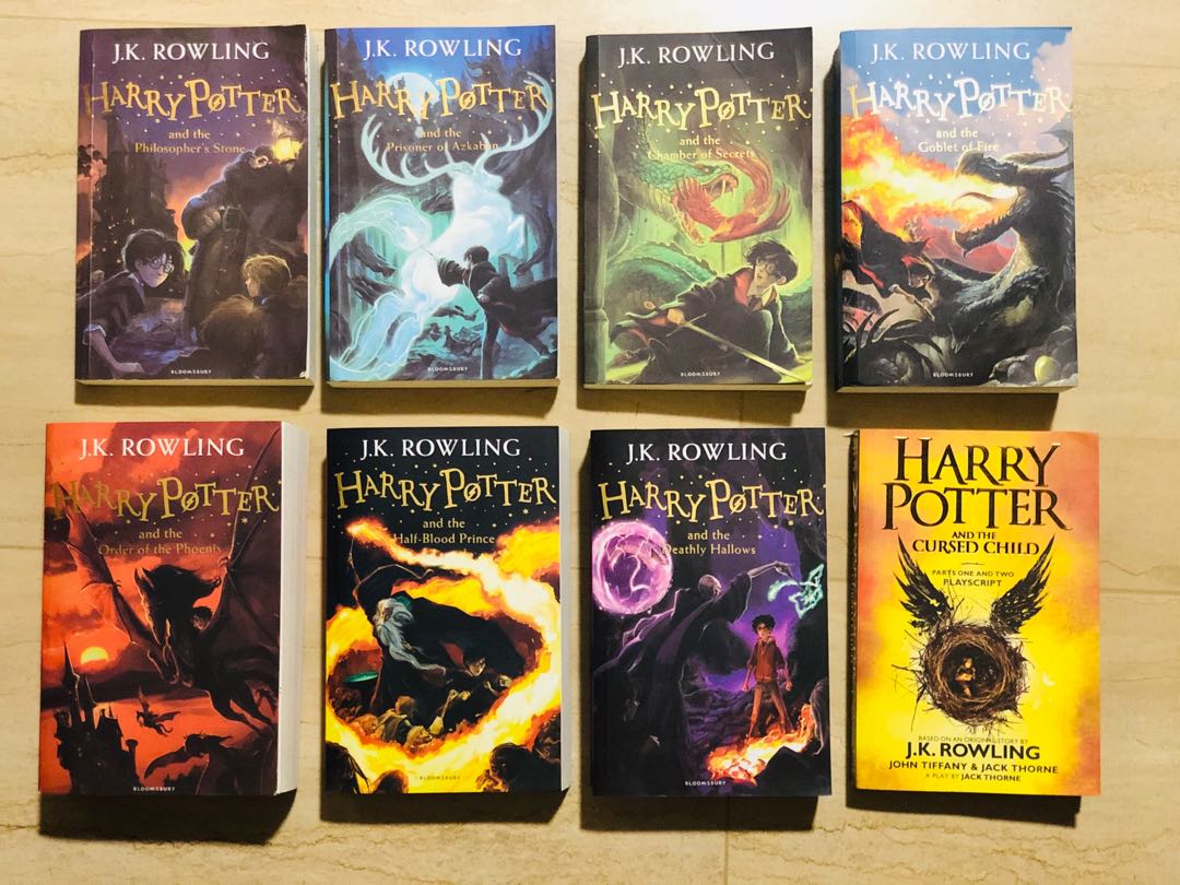 Harry Potter Full Series (8 books), Hobbies & Toys, Books & Magazines, Children's Books on Carousell