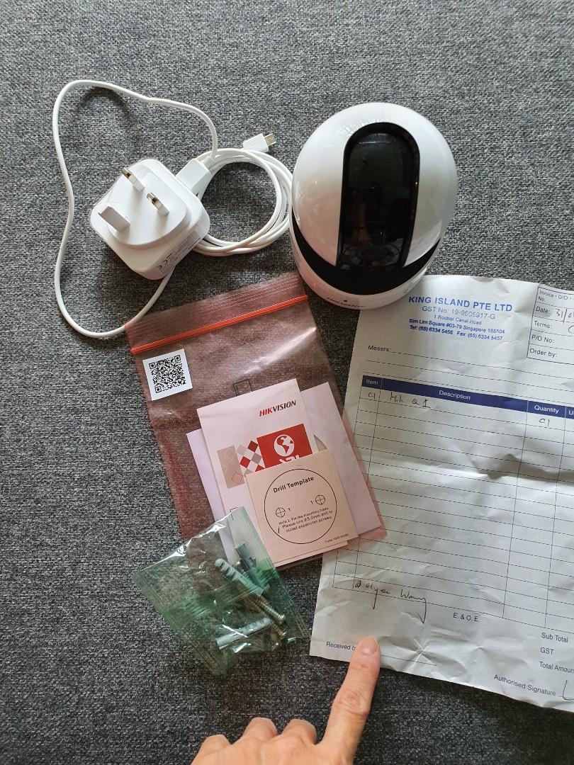 HIKVISION Network PT camera, Monitoring camera, Furniture & Home Living ...