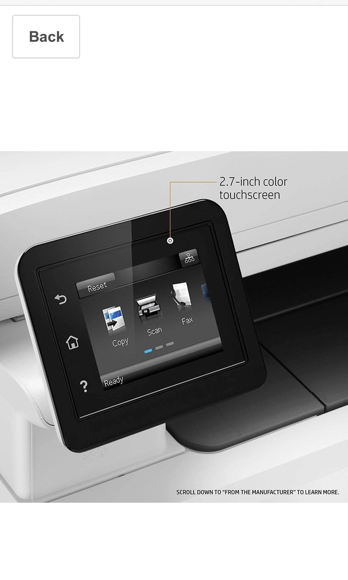 HP Color LaserJet Pro MFP M281fdw, Computers & Tech, Printers, Scanners ...