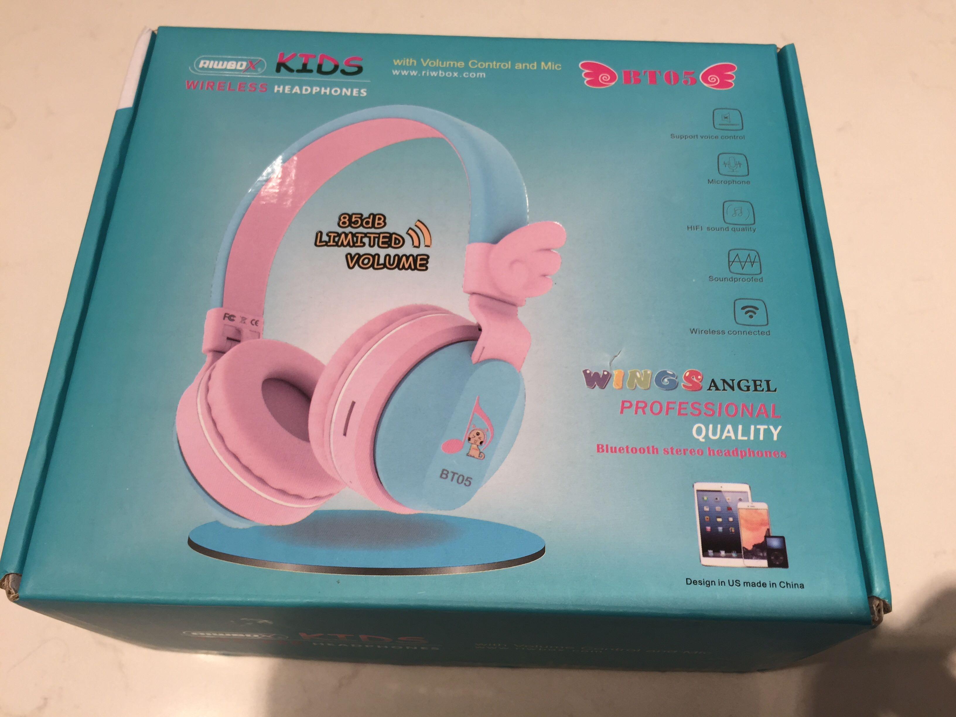 Kids angel wings headphones, Audio, Headphones & Headsets on Carousell