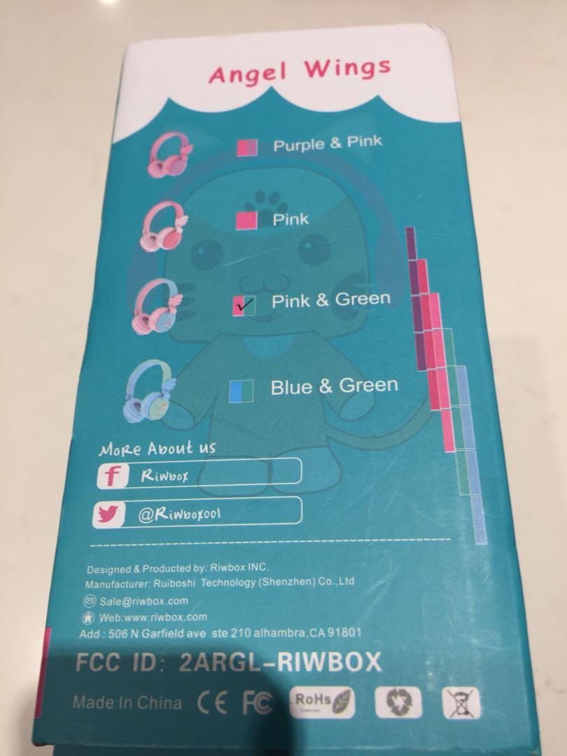 Kids angel wings headphones, Audio, Headphones & Headsets on Carousell