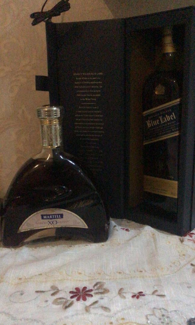 Martell XO & Blue Label JW 1000% ORIGINAL money back guarantee, Serba ...