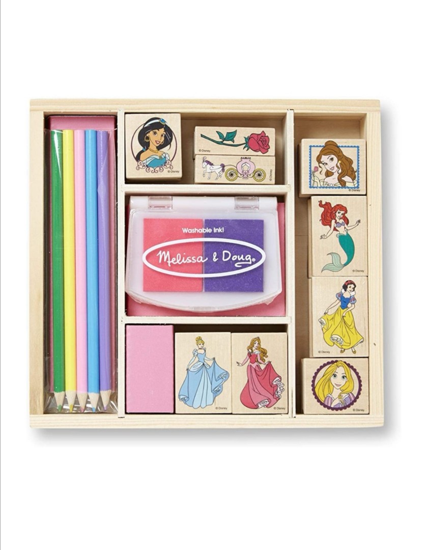 Melissa & Doug Disney Princess Stamp Set, Hobbies & Toys, Toys & Games ...